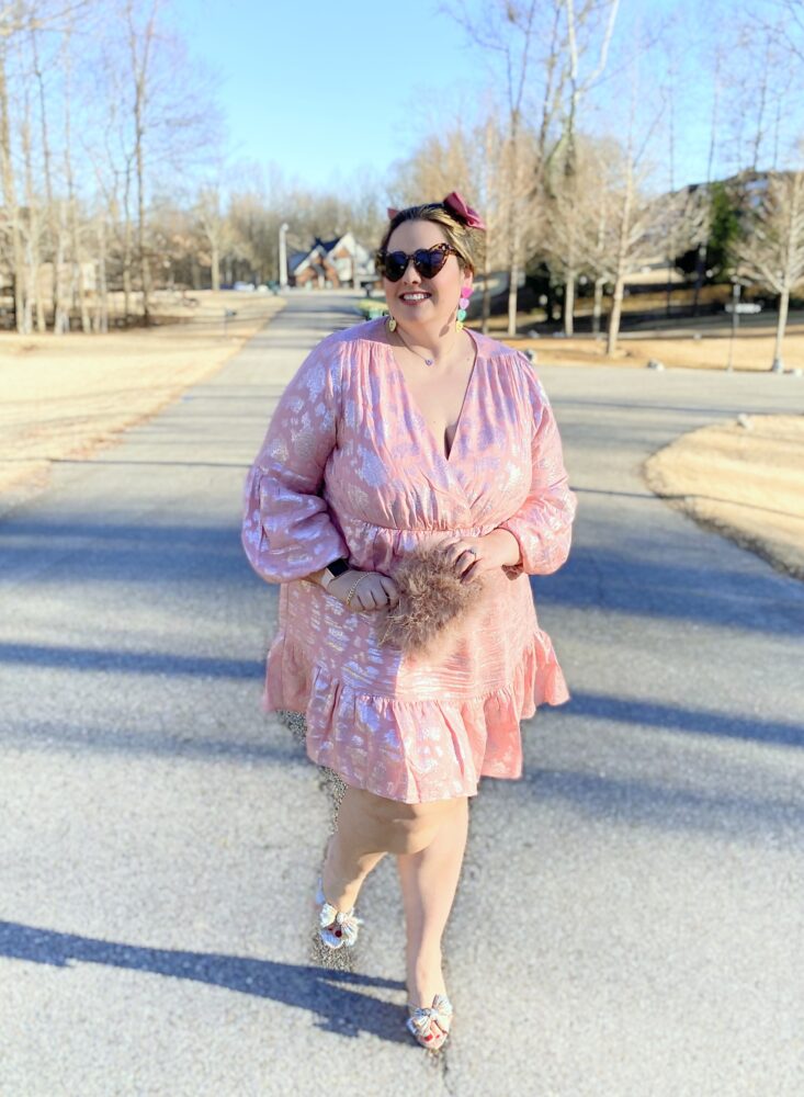 Pink Dress Three Way Style - Memphis Mandysue