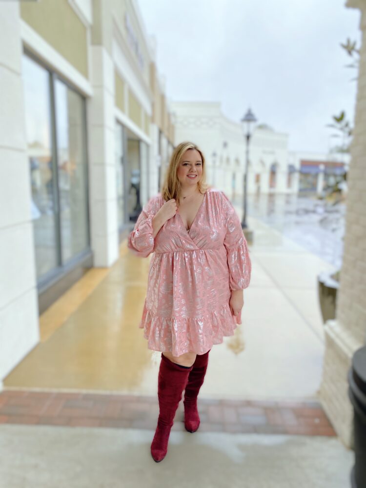 Pink Dress Three Way Style - Memphis Mandysue